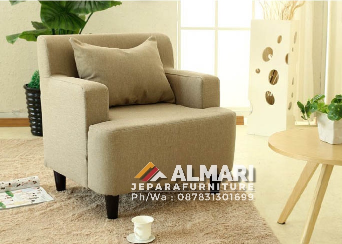 Sofa Single Jepara SSJ015 | Almari Jepara Furniture