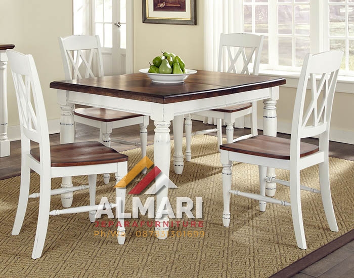 Set Meja Makan SMM057 | Almari Jepara Furniture