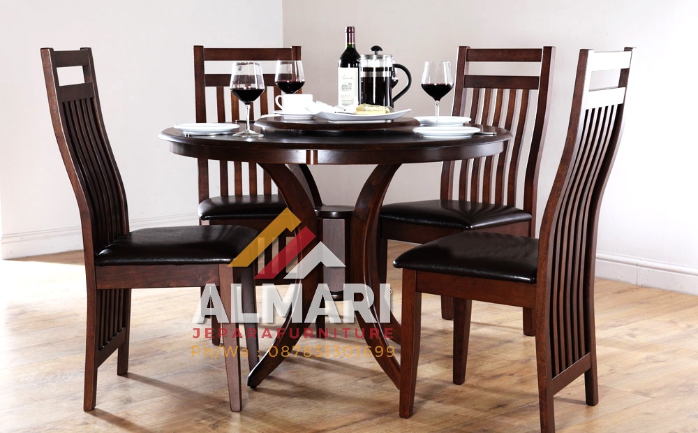 Set Meja Makan SMM066 | Almari Jepara Furniture